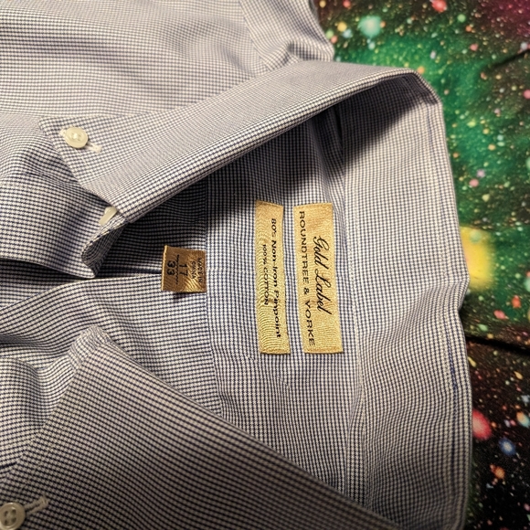 Roundtree & Yorke | Shirts | Gold Label Mens Dress Shirt | Poshmark